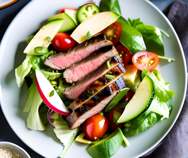 Filet Mignon, Apple salad – MedSlim Weight Loss